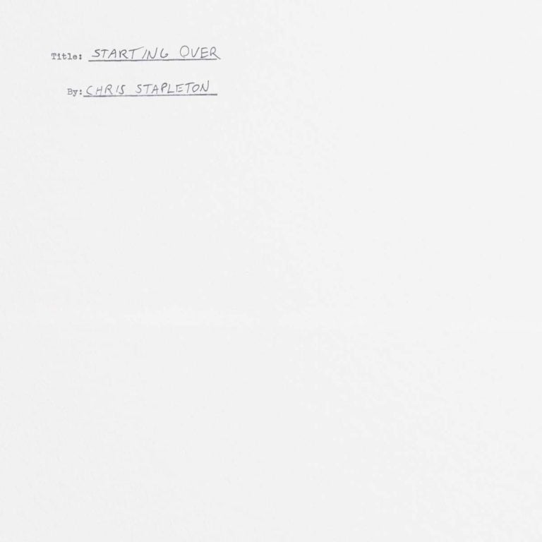 Chris Stapleton: Starting Over [Album Review] – The Fire Note